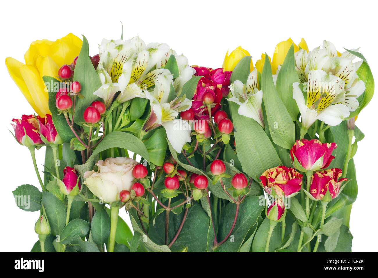 Floral bed concept Stock Photo - Alamy