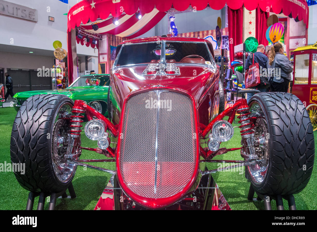 Las Vegas, Nevada, USA. 5th November 2013. Old classic car on PPG car ...