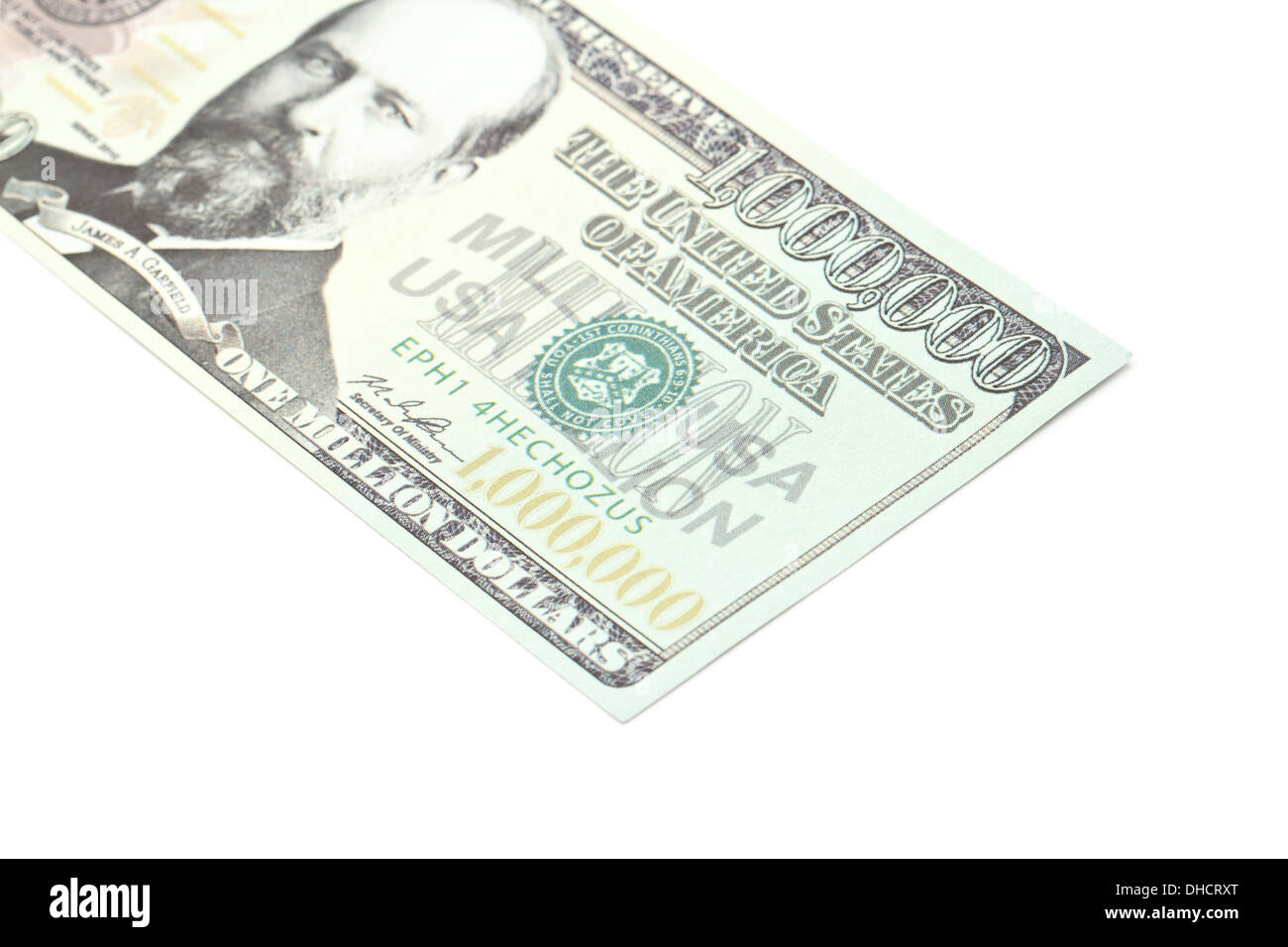 One million dollars banknote closeup Stock Photo - Alamy