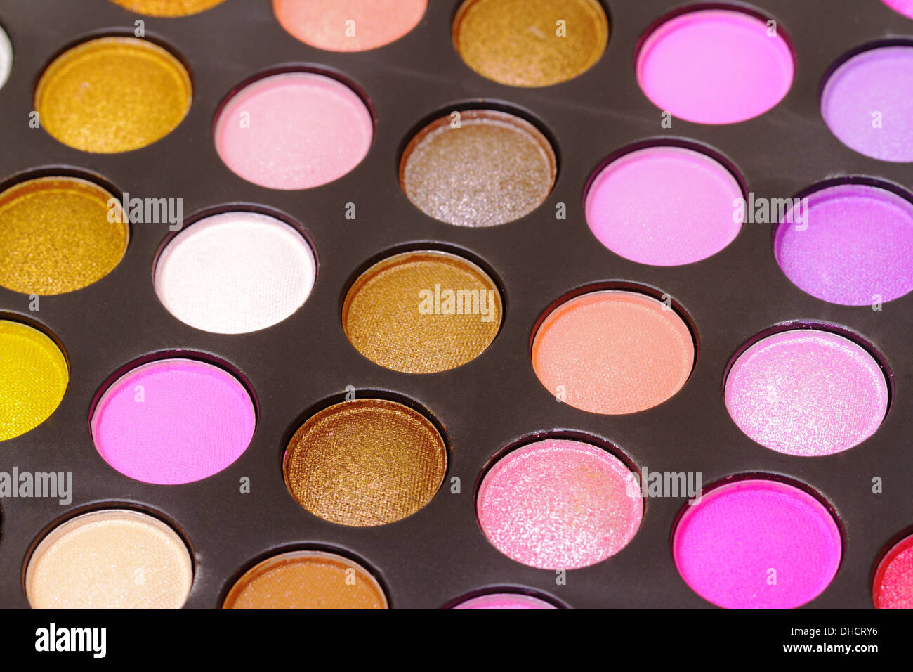 Set of multicolored eyeshadows Stock Photo - Alamy