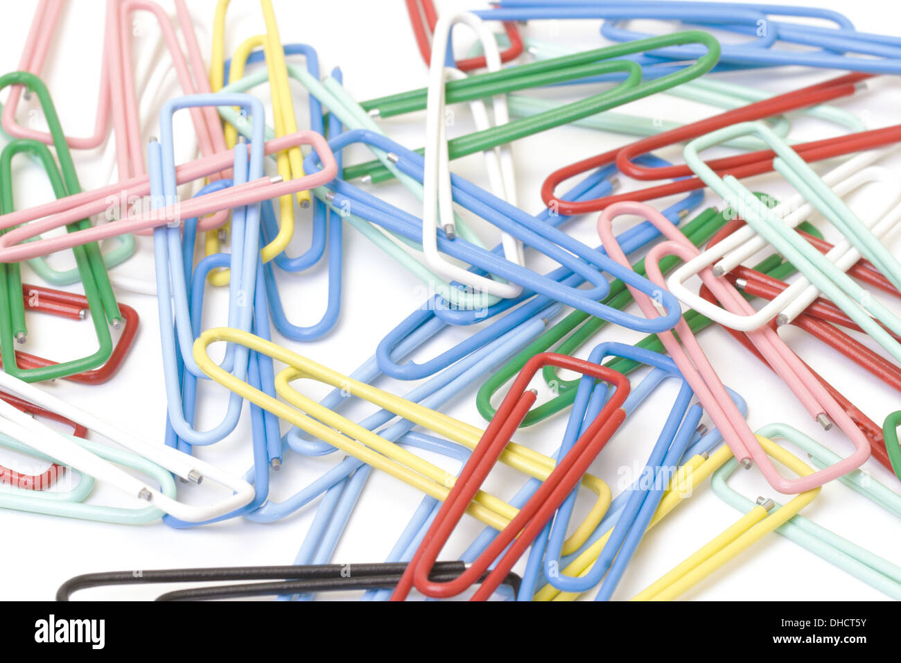 Many black paper clips hi-res stock photography and images - Alamy