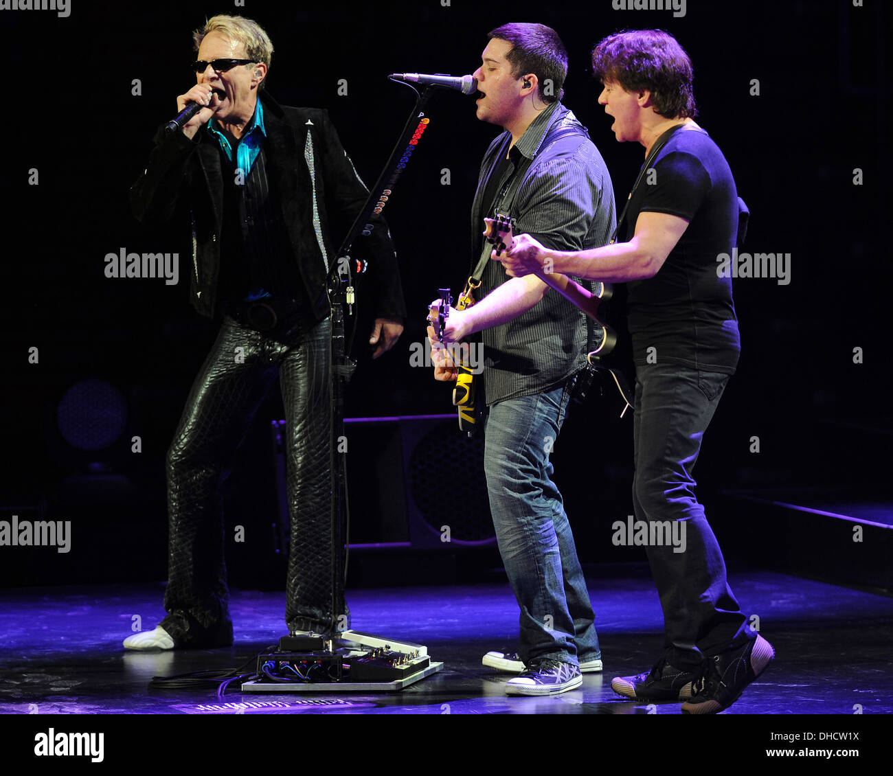 David Lee Roth Van Halen performing live during "Different Kind of ...