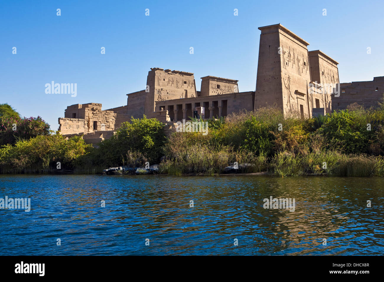 Africa Egypt, Aswan, the Philae Temple of ISIS Stock Photo - Alamy