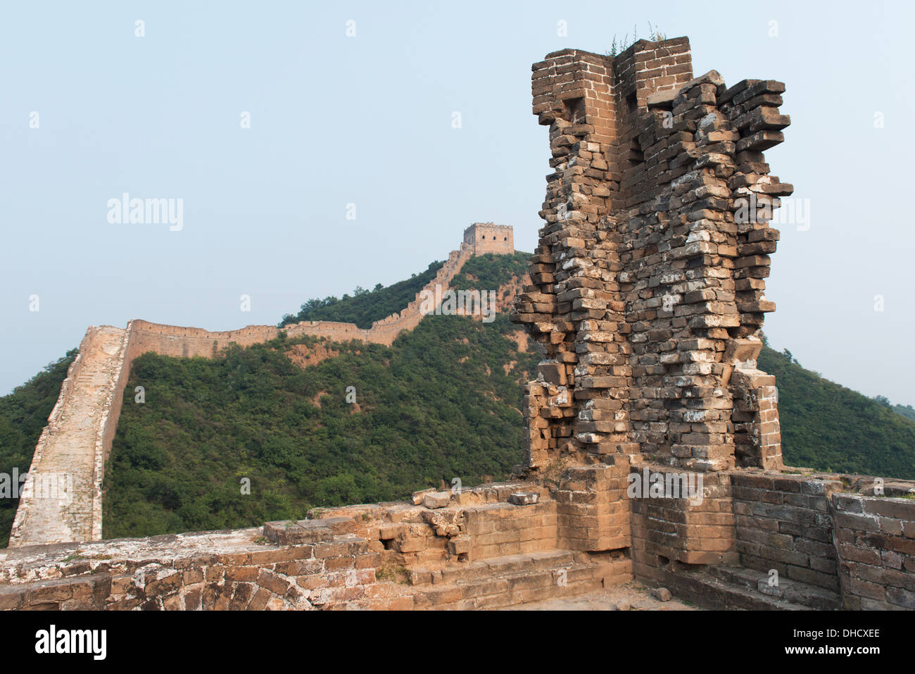 Great wall of china damage hi-res stock photography and images - Alamy