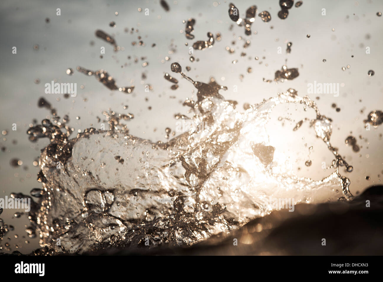 Croatia, Mediterranean Sea, ocean, water splash Stock Photo - Alamy