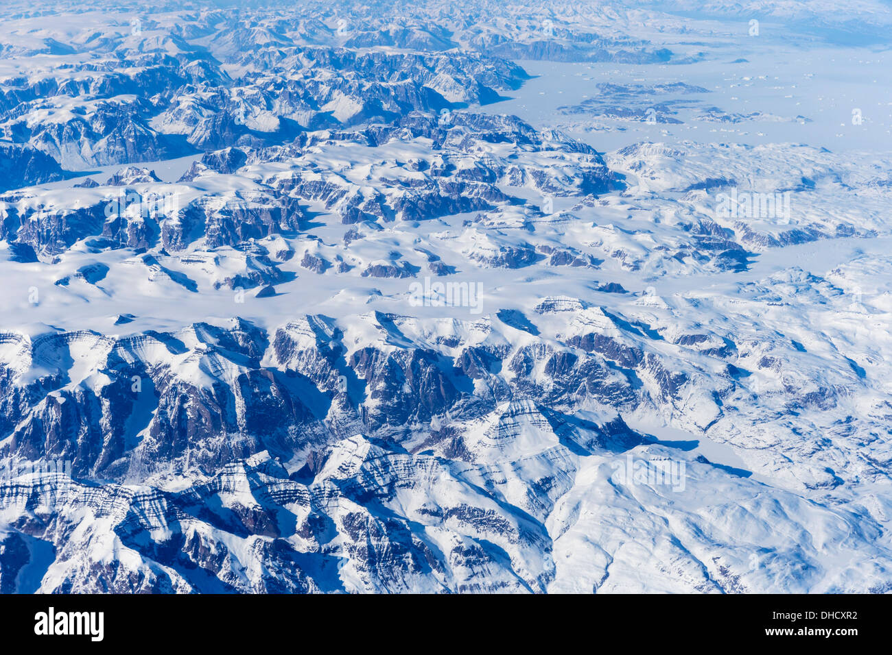 Aerial view of greenland ice sheet hi-res stock photography and images ...