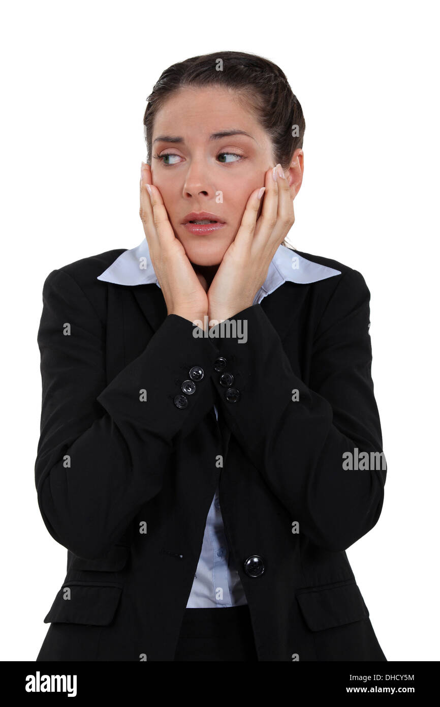 Woman look dismay hi-res stock photography and images - Alamy
