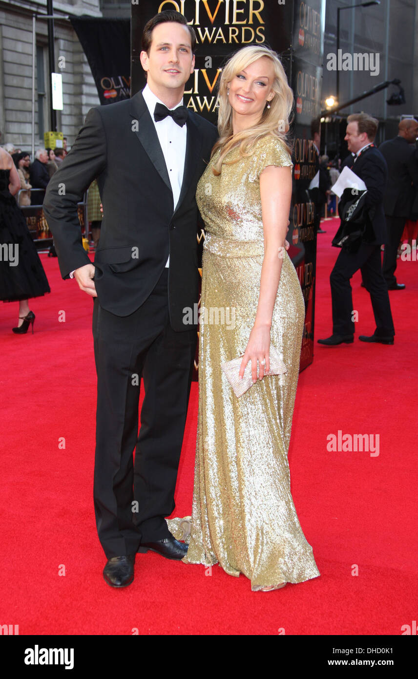 Katherine Kingsley and guest Olivier Awards 2012 held at Royal Opera ...