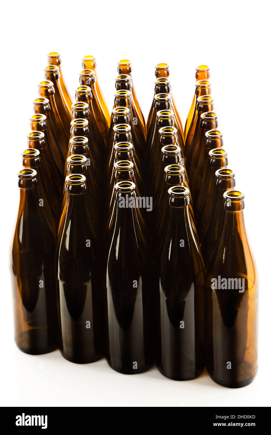 Empty beer bottle side hi-res stock photography and images - Alamy