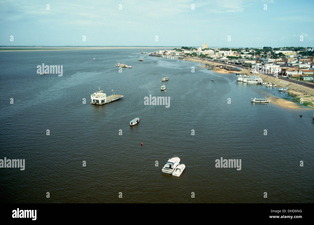 amazonas river and tapajos river, santarem, state of para, amazon ...