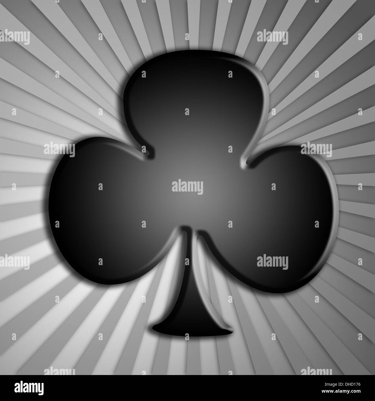 Playing cards symbols Black and White Stock Photos & Images - Alamy