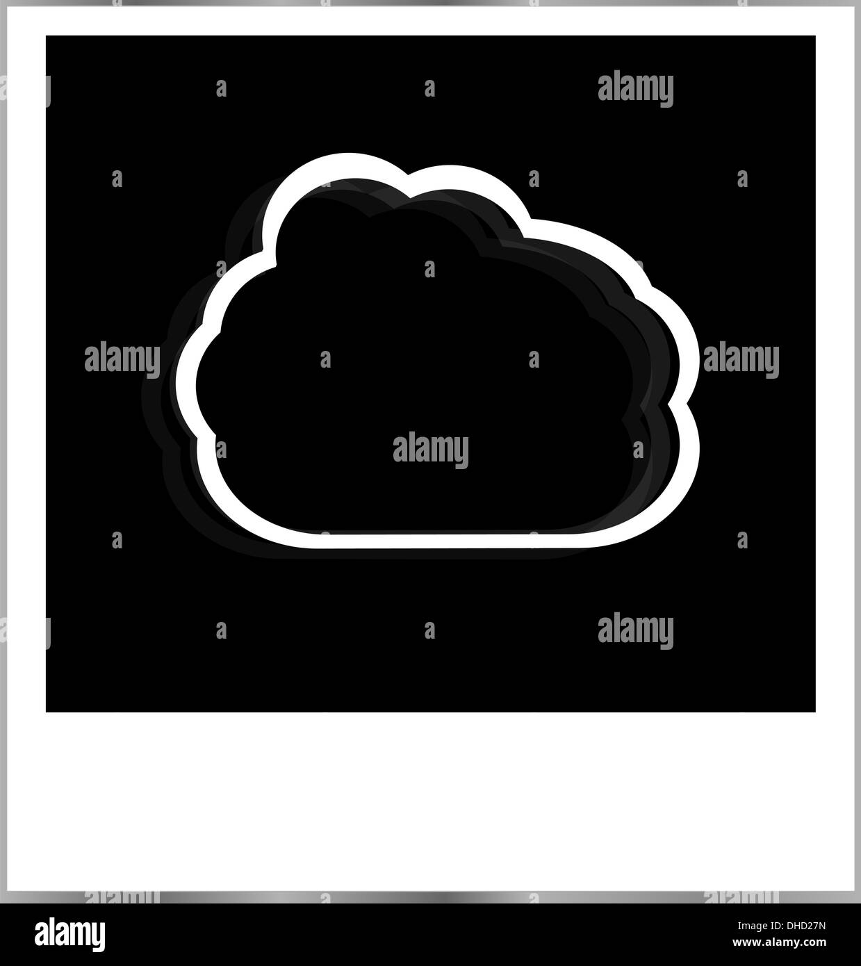 Vintage photo frame paper Black and White Stock Photos & Images - Alamy