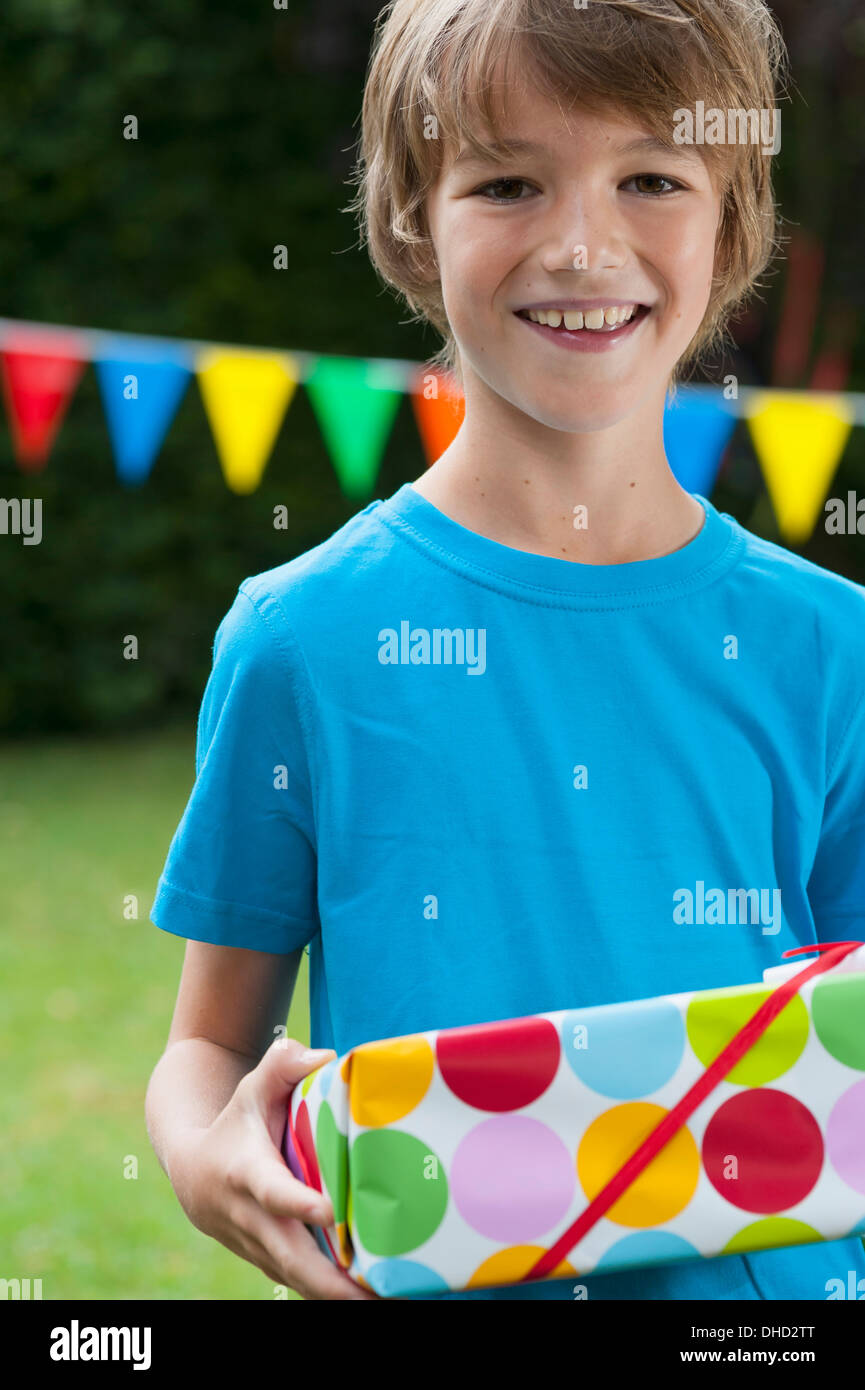 Birthday boy present hi-res stock photography and images - Alamy