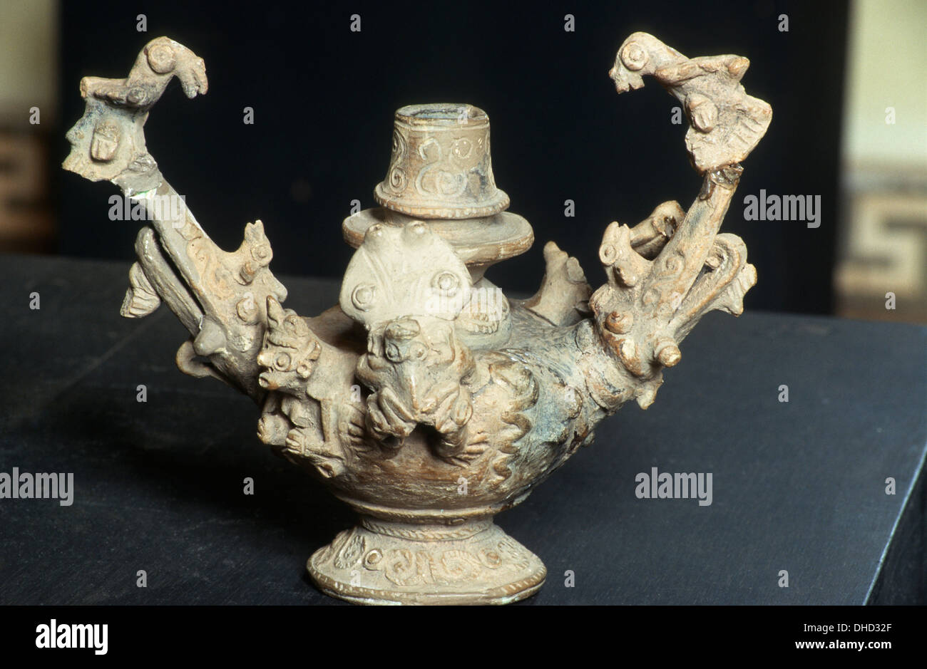 zoomorphic vessel, archaeological finds, museum, santarem, state of ...