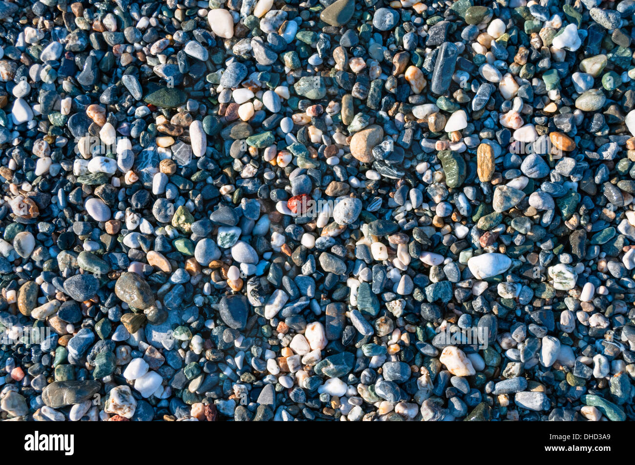 Stone texture from pebbles on the seashore Stock Photo - Alamy