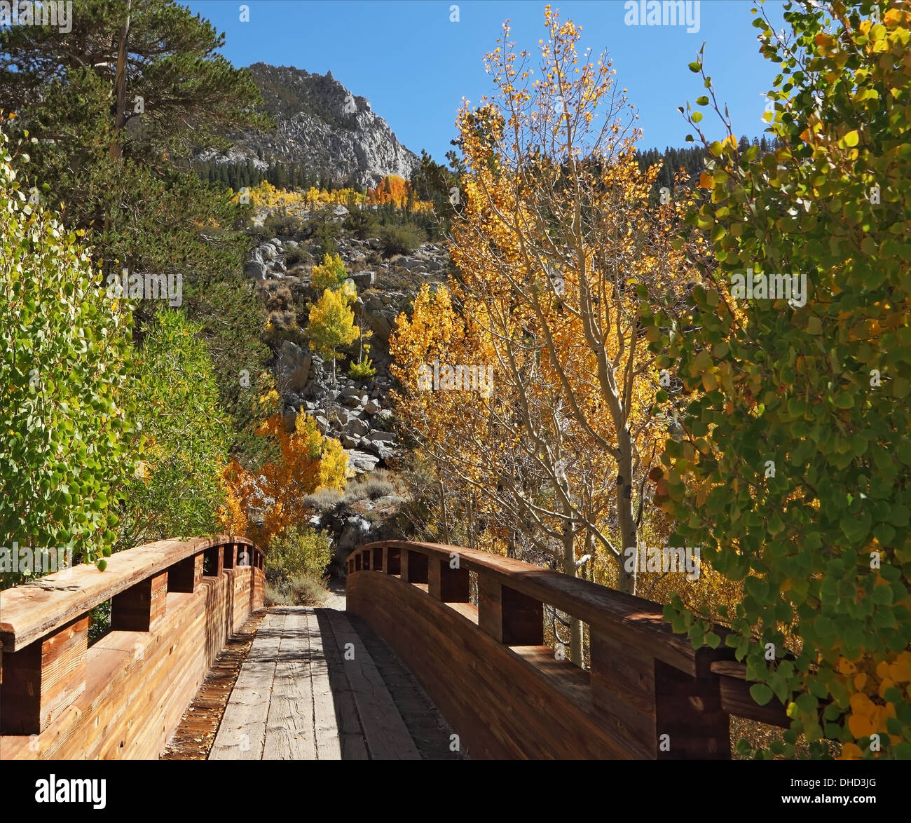 Bridge over mountain stream hi-res stock photography and images - Alamy