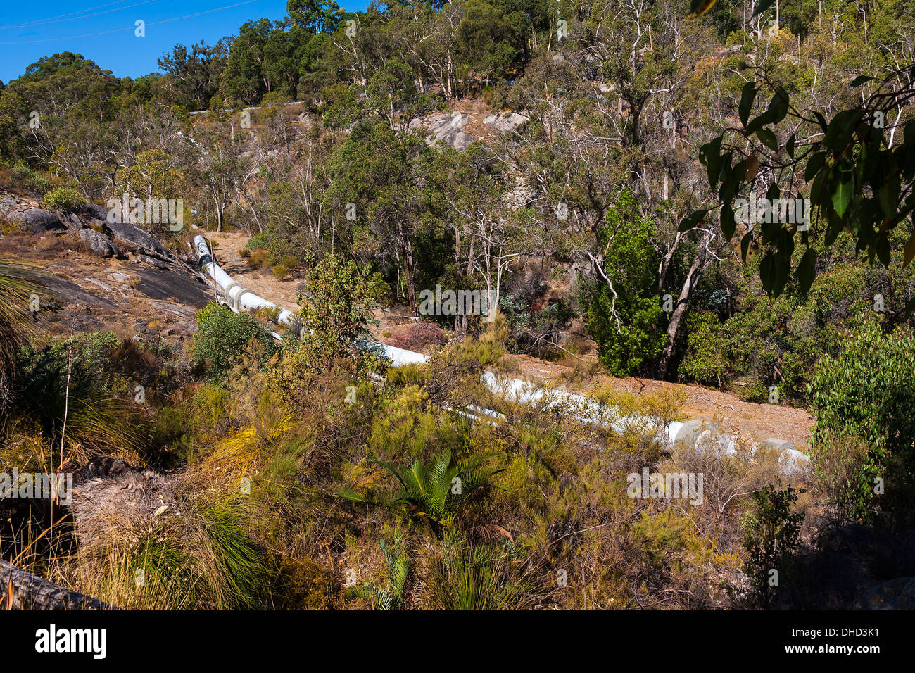 Maundering Kalgoolie Pipeline Stock Photo - Alamy