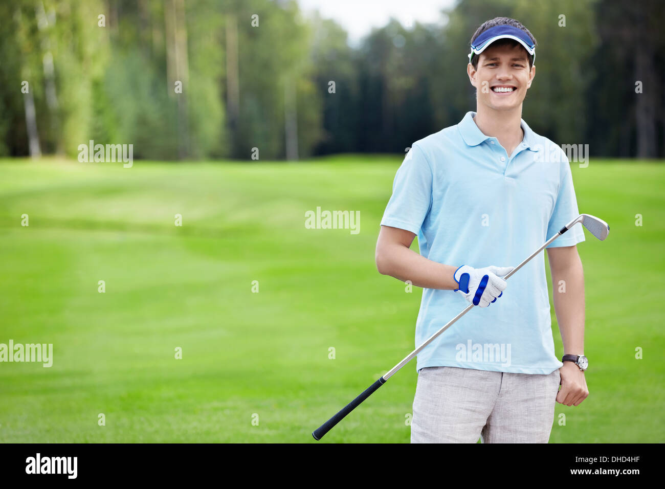 Golf smiling hi-res stock photography and images - Alamy