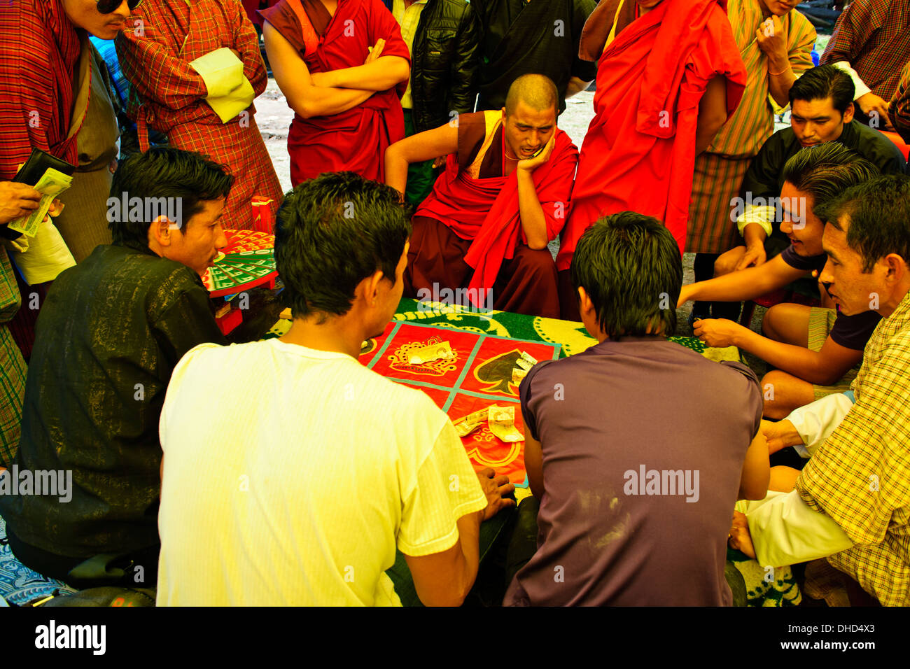 Lago Lago,Big Dice Game,Gambling,Monks,People in Traditional Festival ...