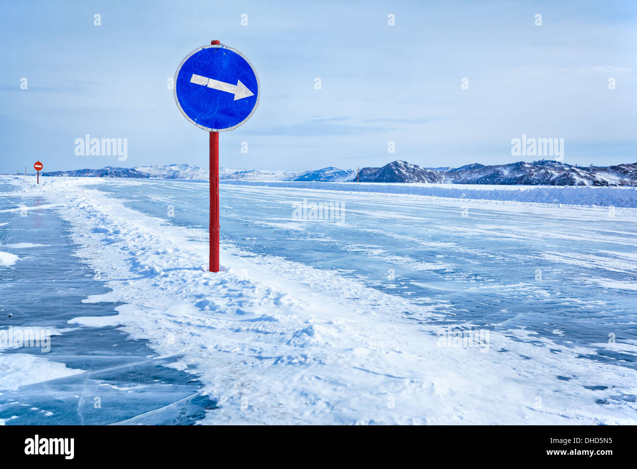 Traffic sign on clouds hi-res stock photography and images - Alamy
