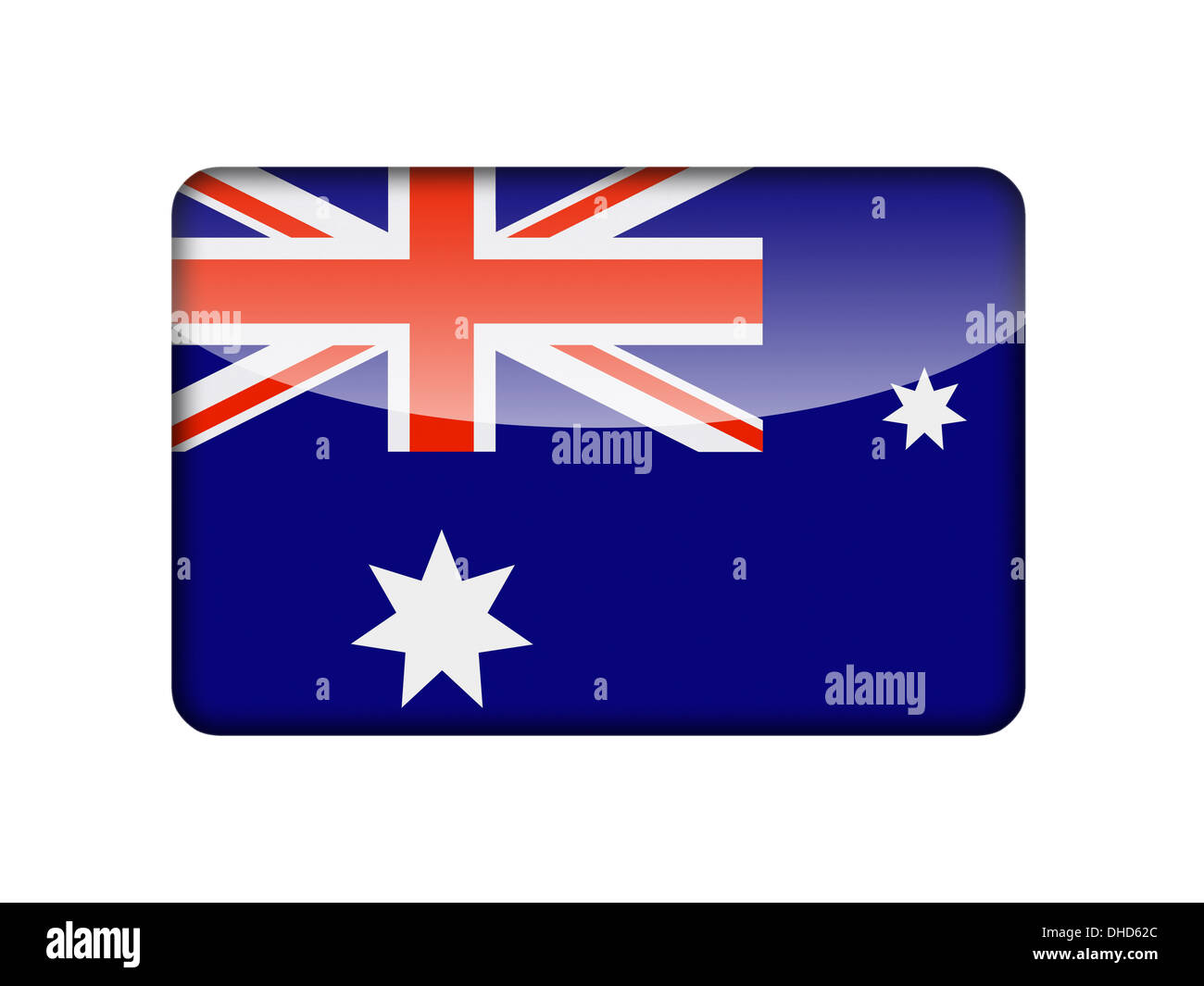 The Australian flag Stock Photo - Alamy