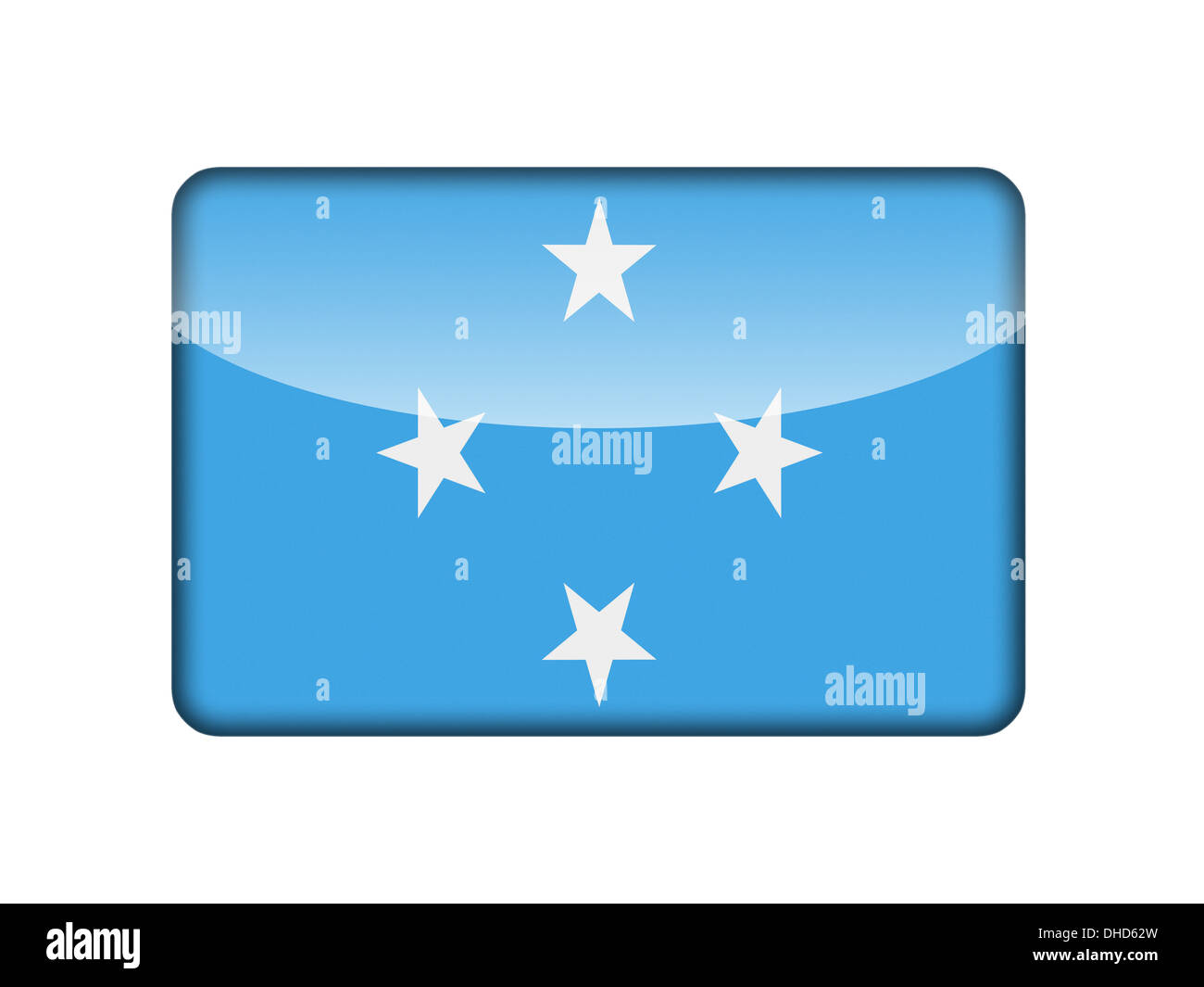 The Micronesia flag Stock Photo - Alamy
