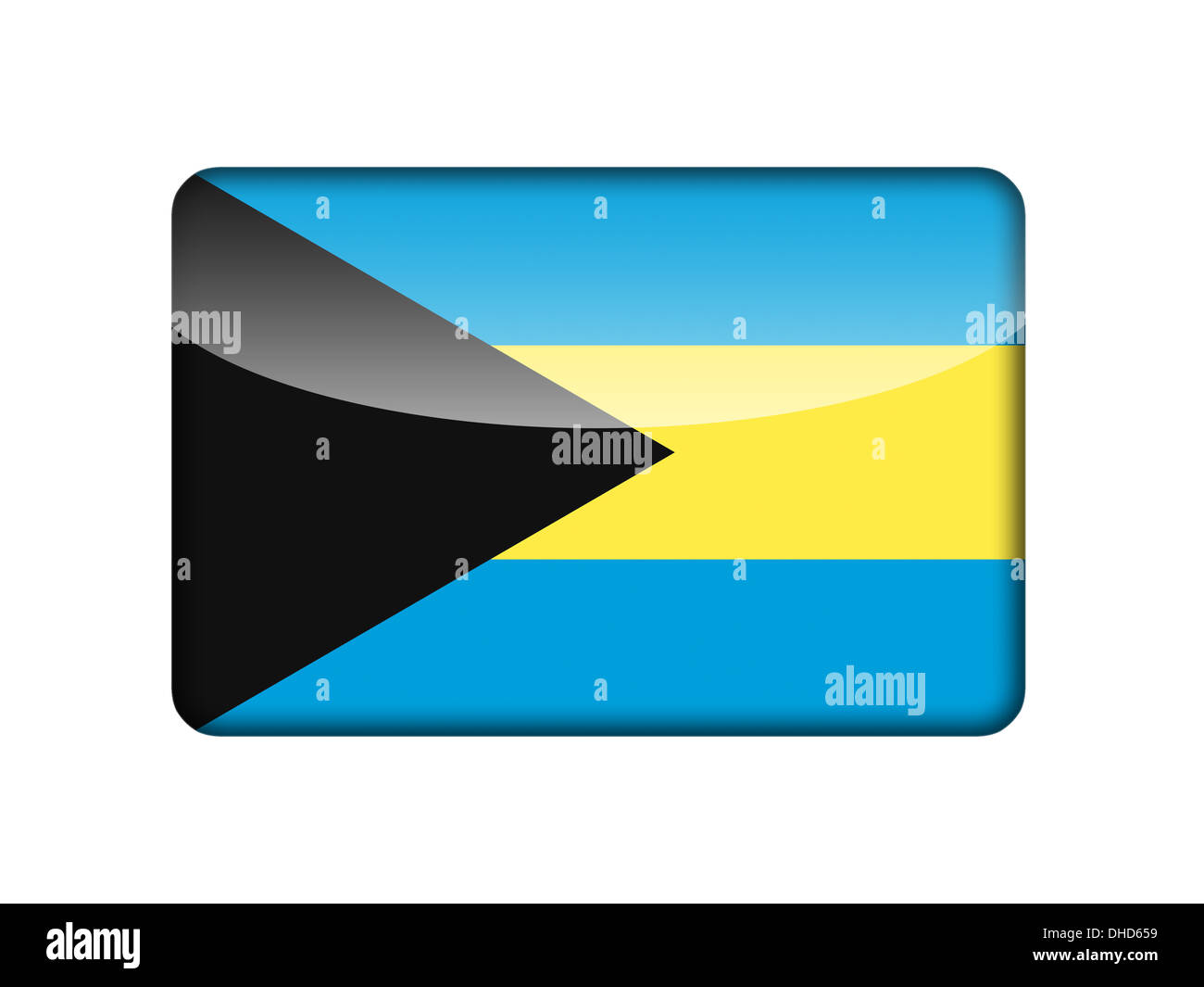 The Bahamas flag Stock Photo - Alamy
