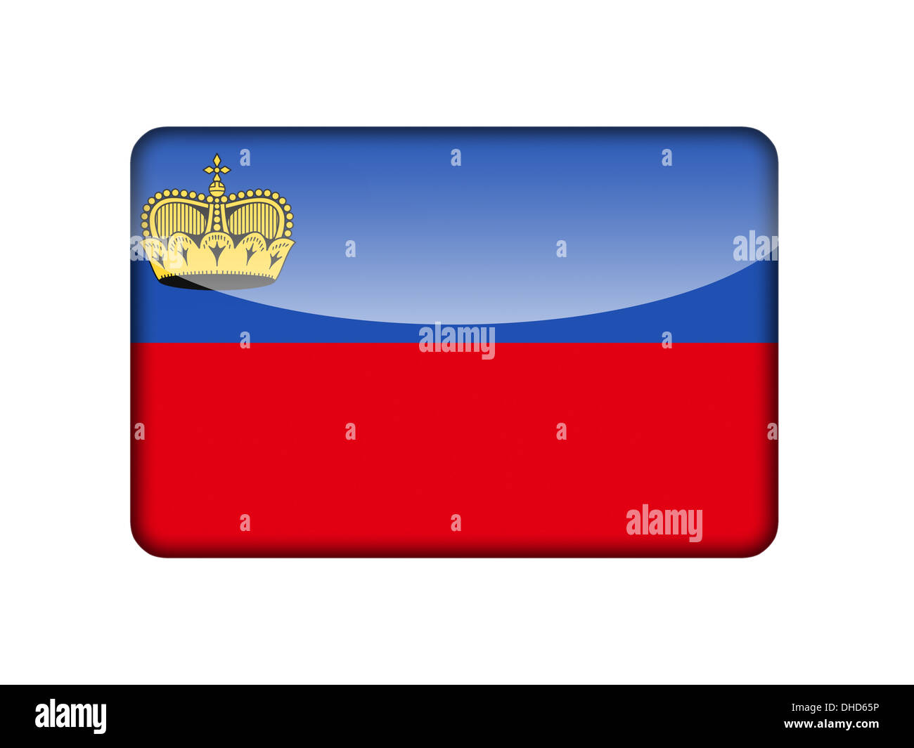 The Liechtenstein flag Stock Photo - Alamy