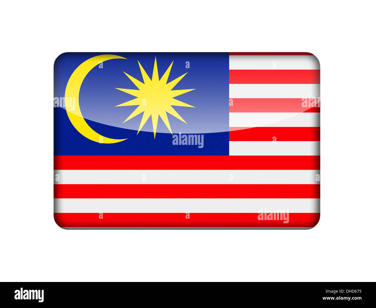 The Malaysia flag Stock Photo - Alamy