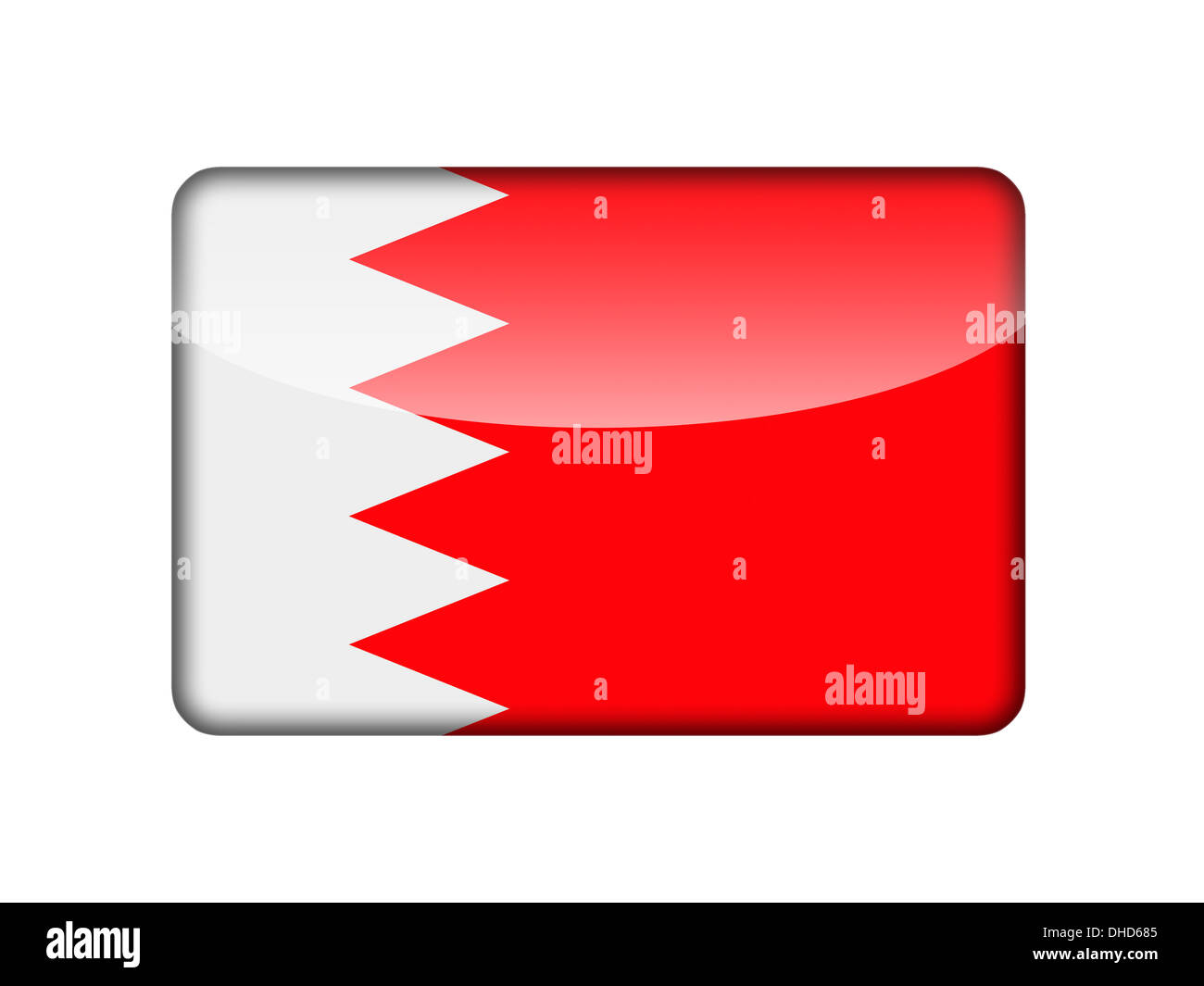 The Bahraini flag Stock Photo - Alamy