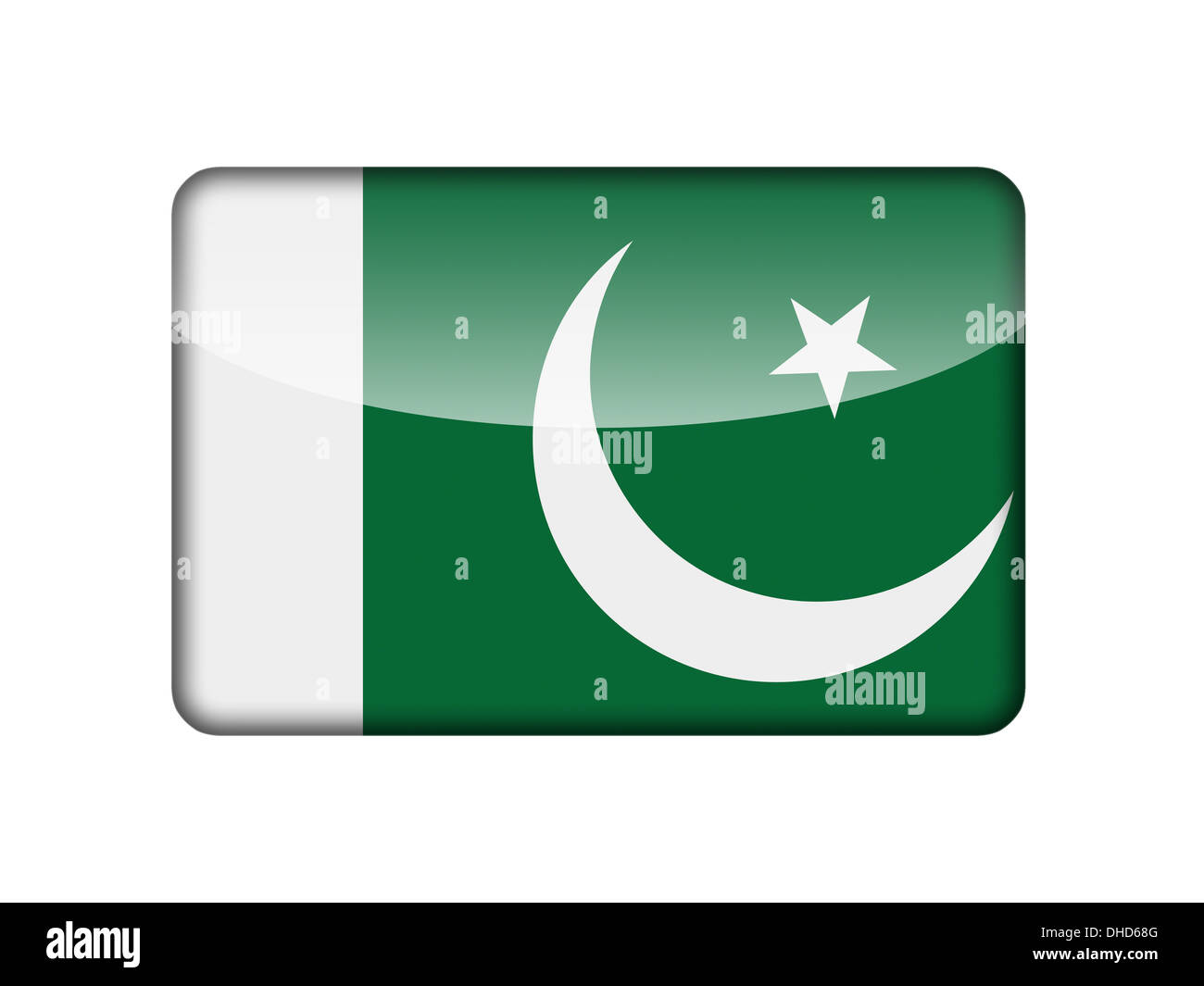 The Pakistani flag Stock Photo - Alamy