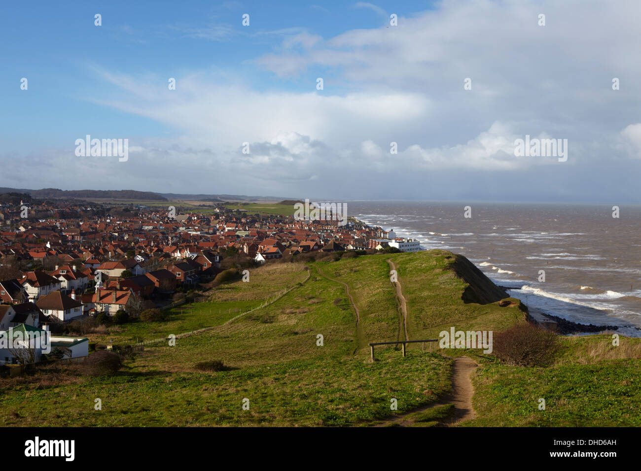 Stormy weather at Sheringham on the North Norfolk Coast Stock Photo - Alamy