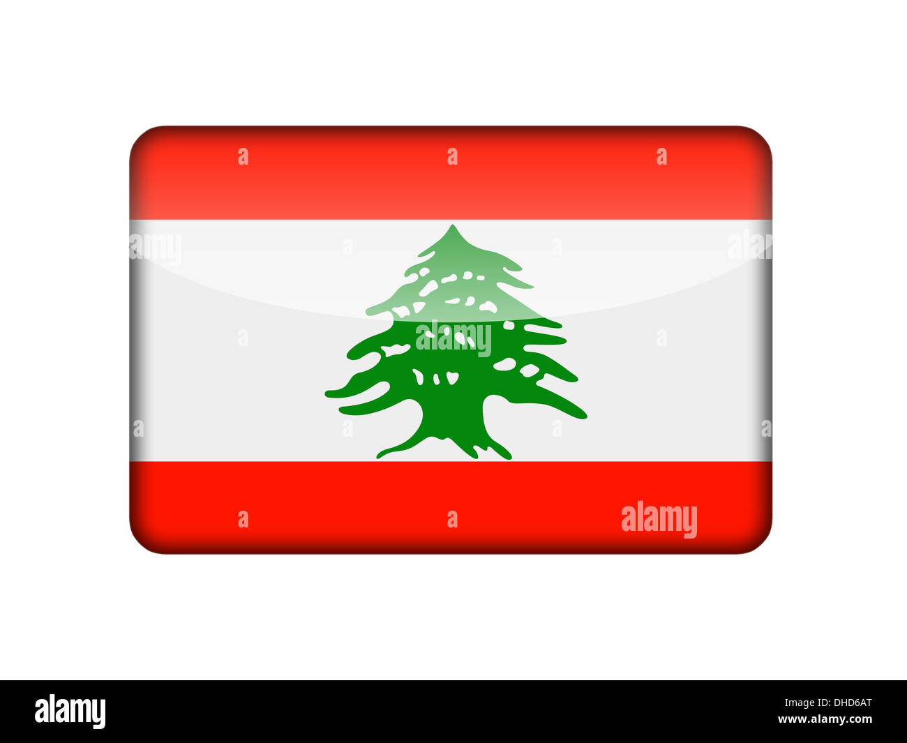 The Lebanese flag Stock Photo - Alamy