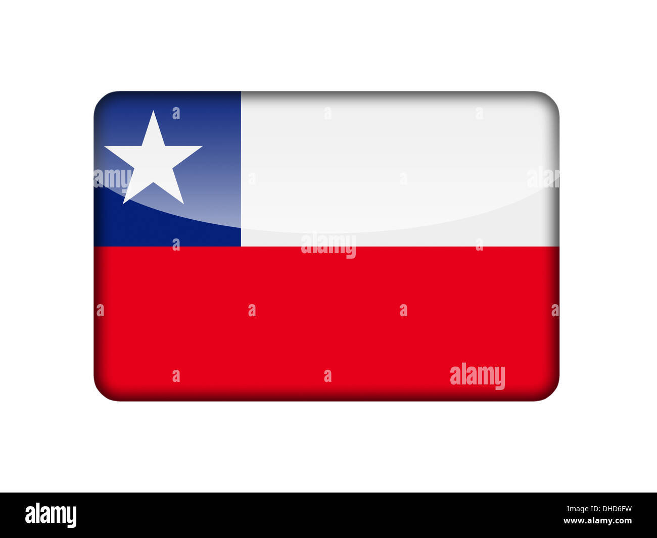 The Chile flag Stock Photo - Alamy