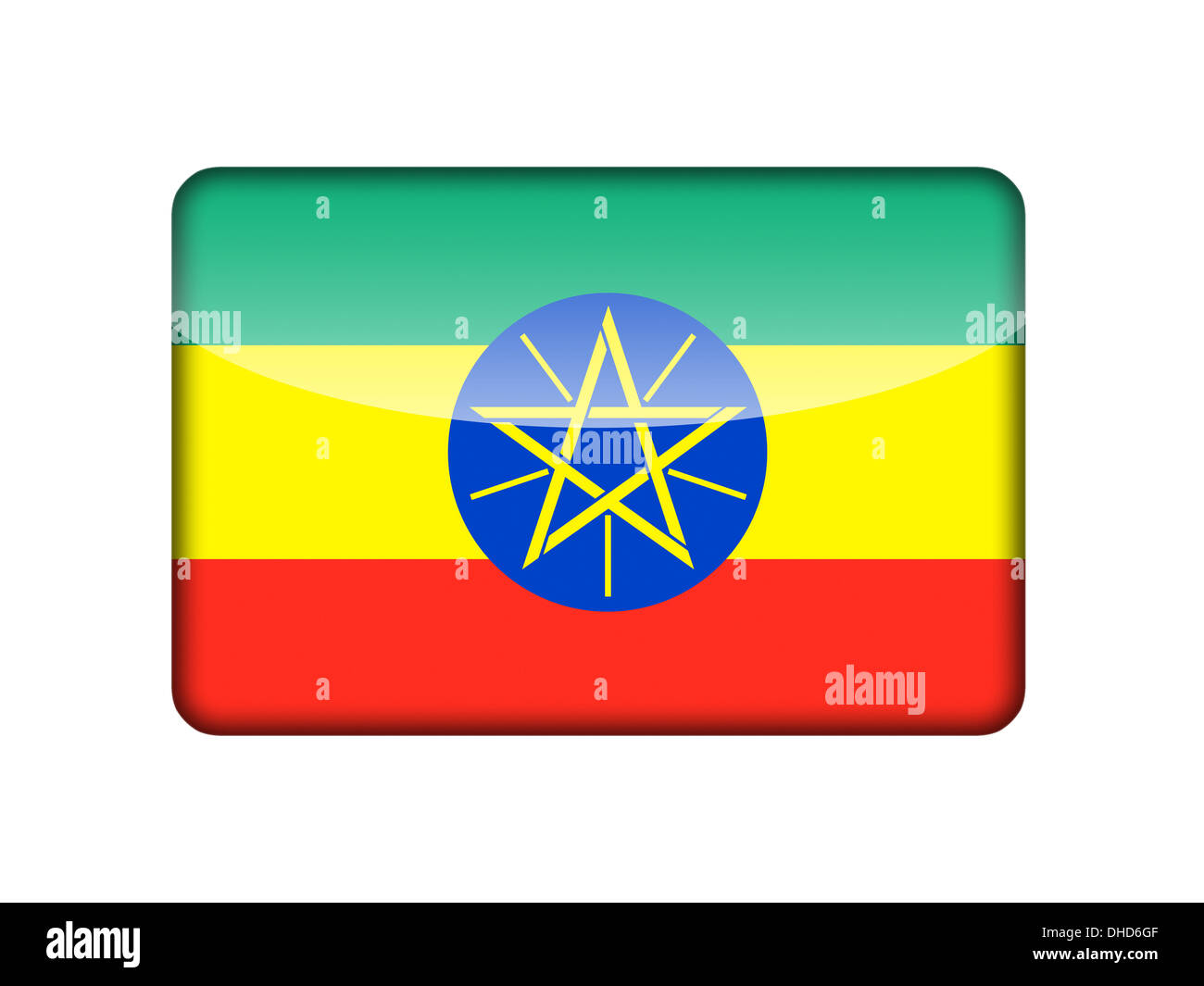 The Ethiopia flag Stock Photo - Alamy