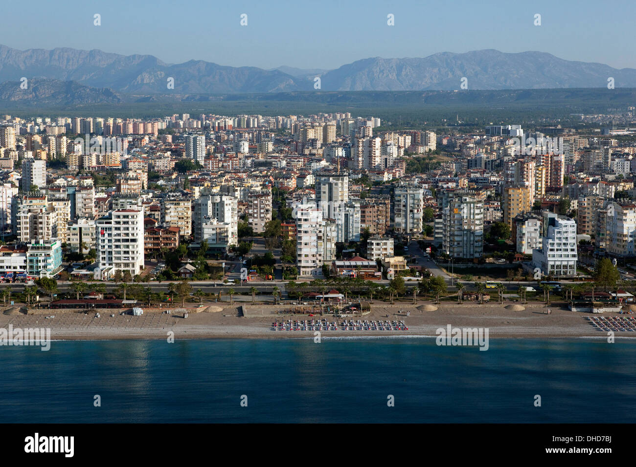 Aerial view of Konyaalti Beach Antalya, Turkey Stock Photo - Alamy