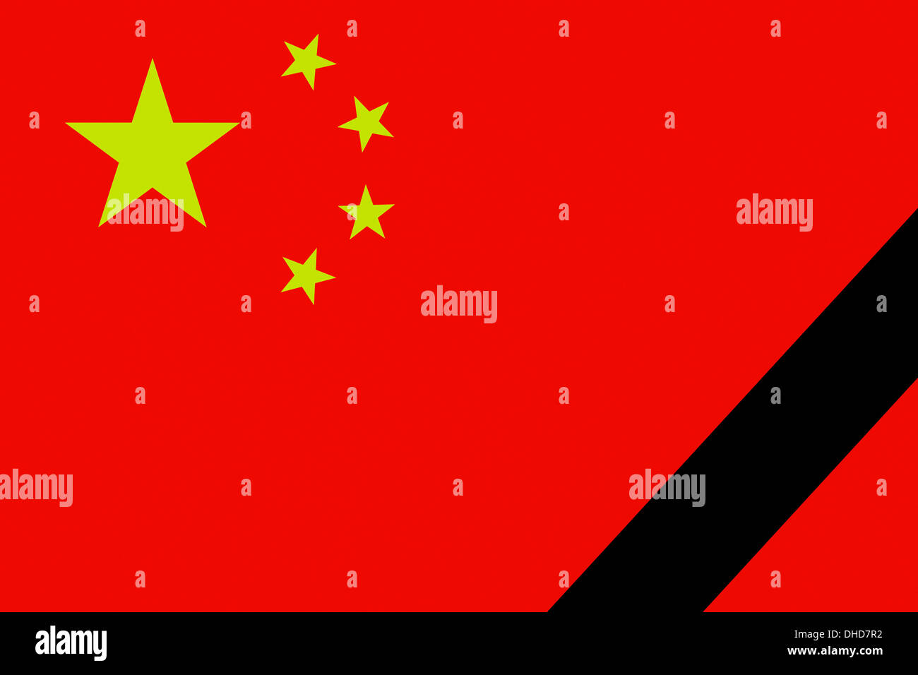 The Chinese flag Stock Photo - Alamy