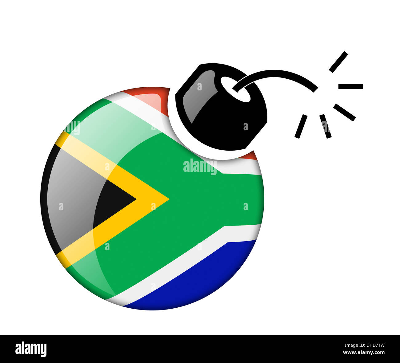 South africa burning fire flag hi-res stock photography and images - Alamy