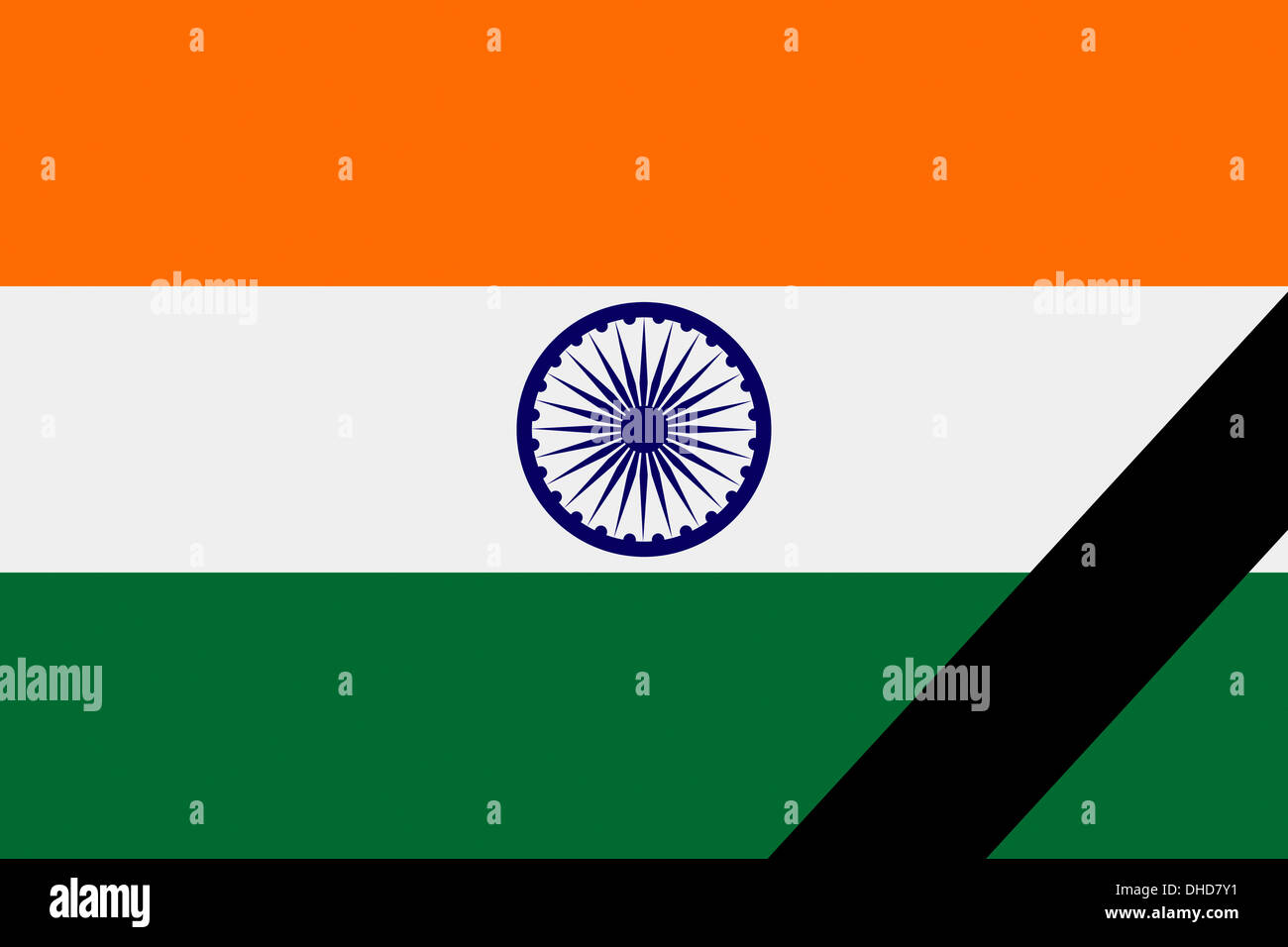 The Indian flag Stock Photo - Alamy