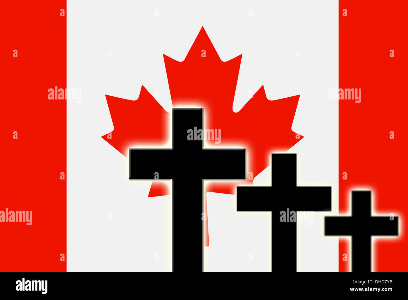 Flag canadian cemetery High Resolution Stock Photography and Images - Alamy