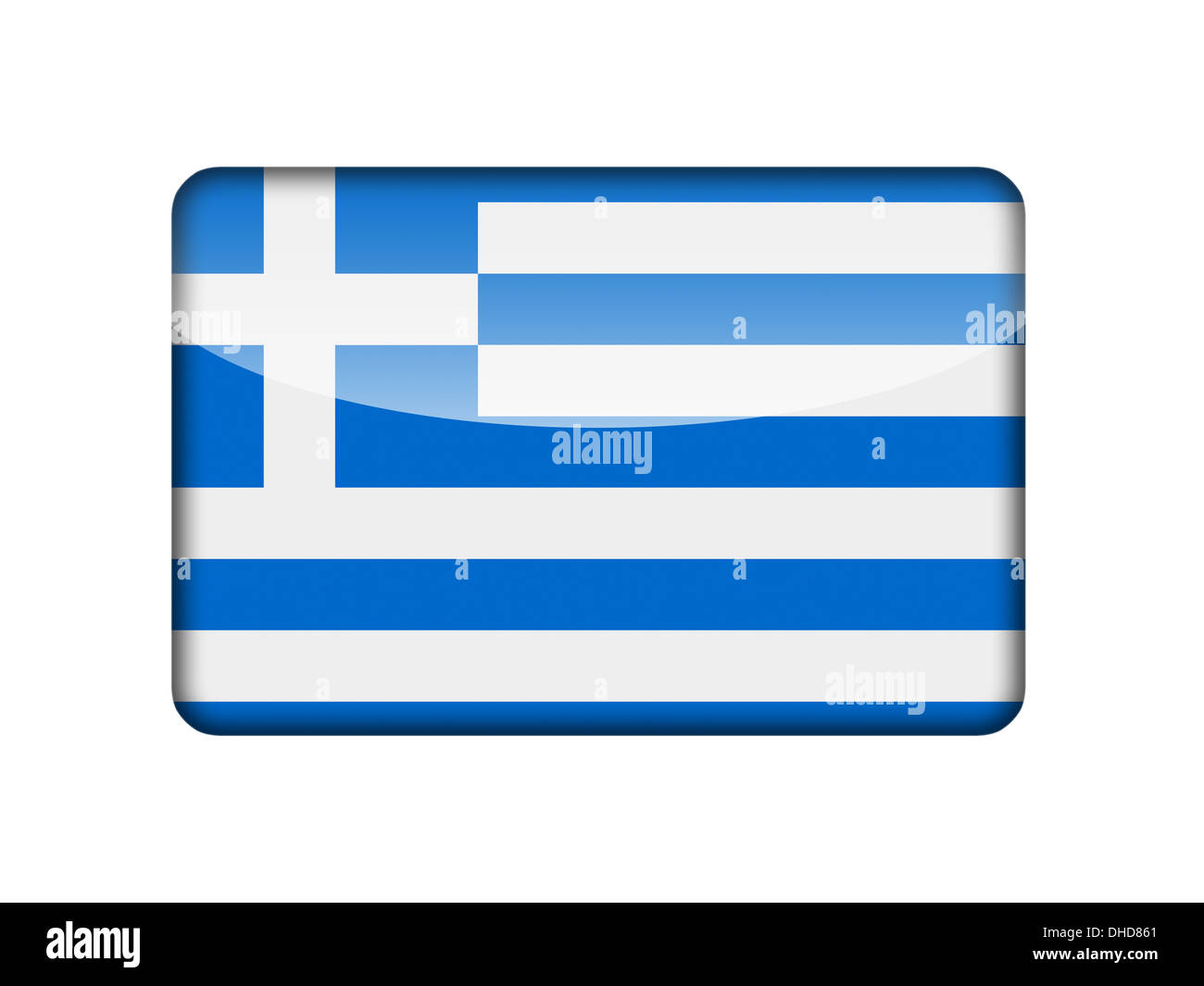 The Greek flag Stock Photo - Alamy