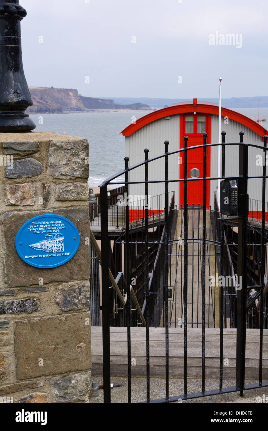 The old RNLI coastguard station at Tenby which is recently converted ...