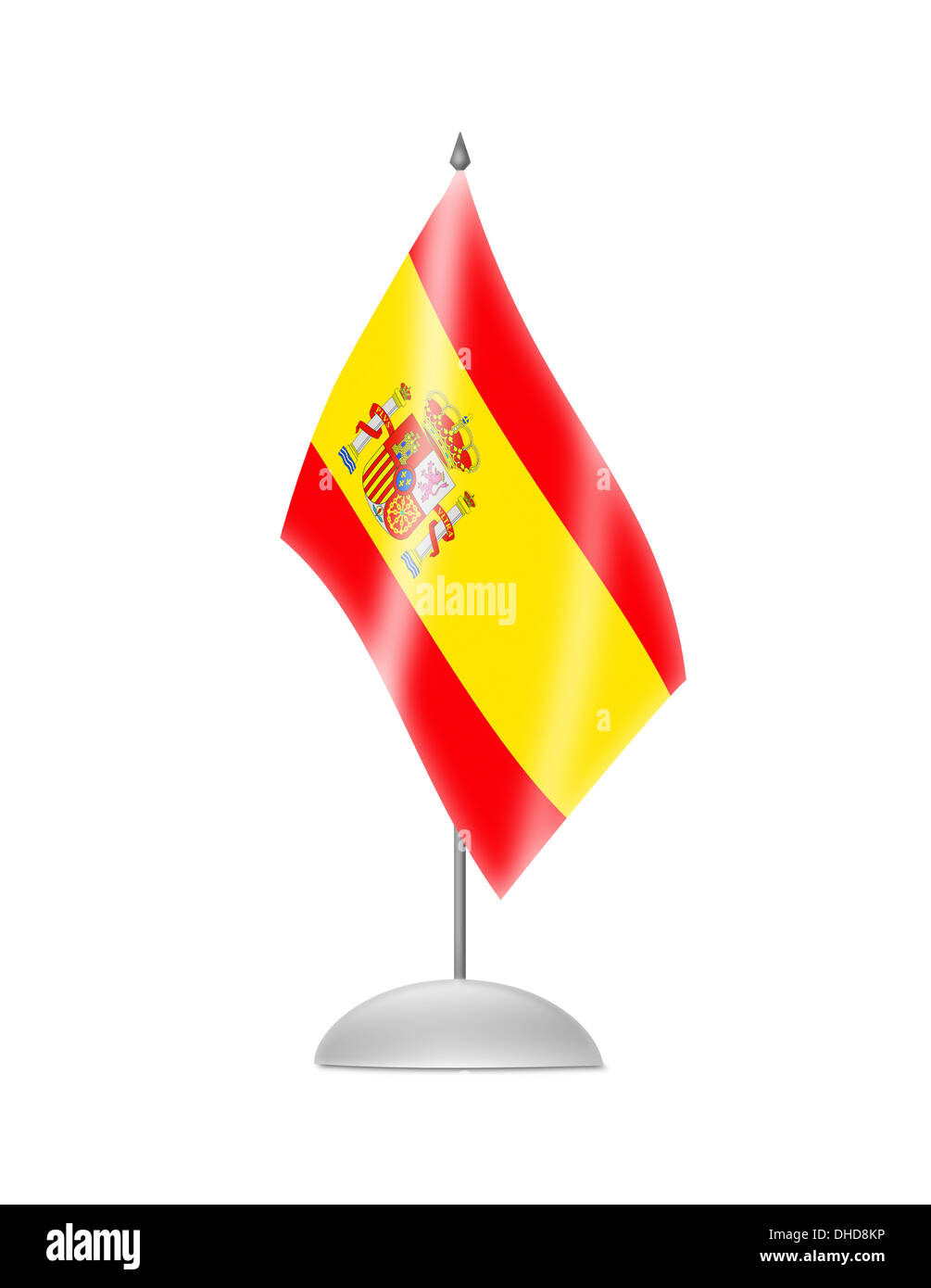 The Spanish flag Stock Photo - Alamy