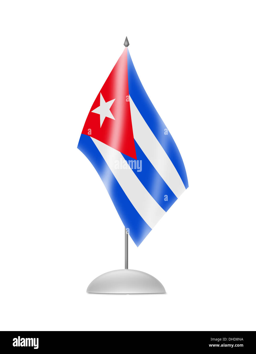The Cuban flag Stock Photo - Alamy
