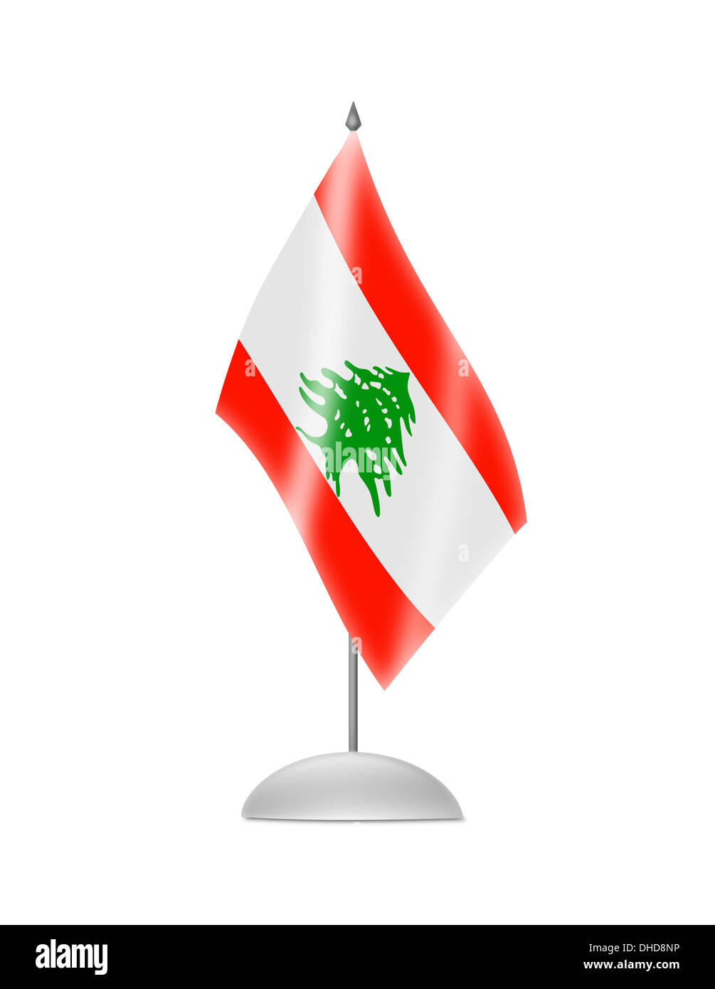 The Lebanese flag Stock Photo - Alamy