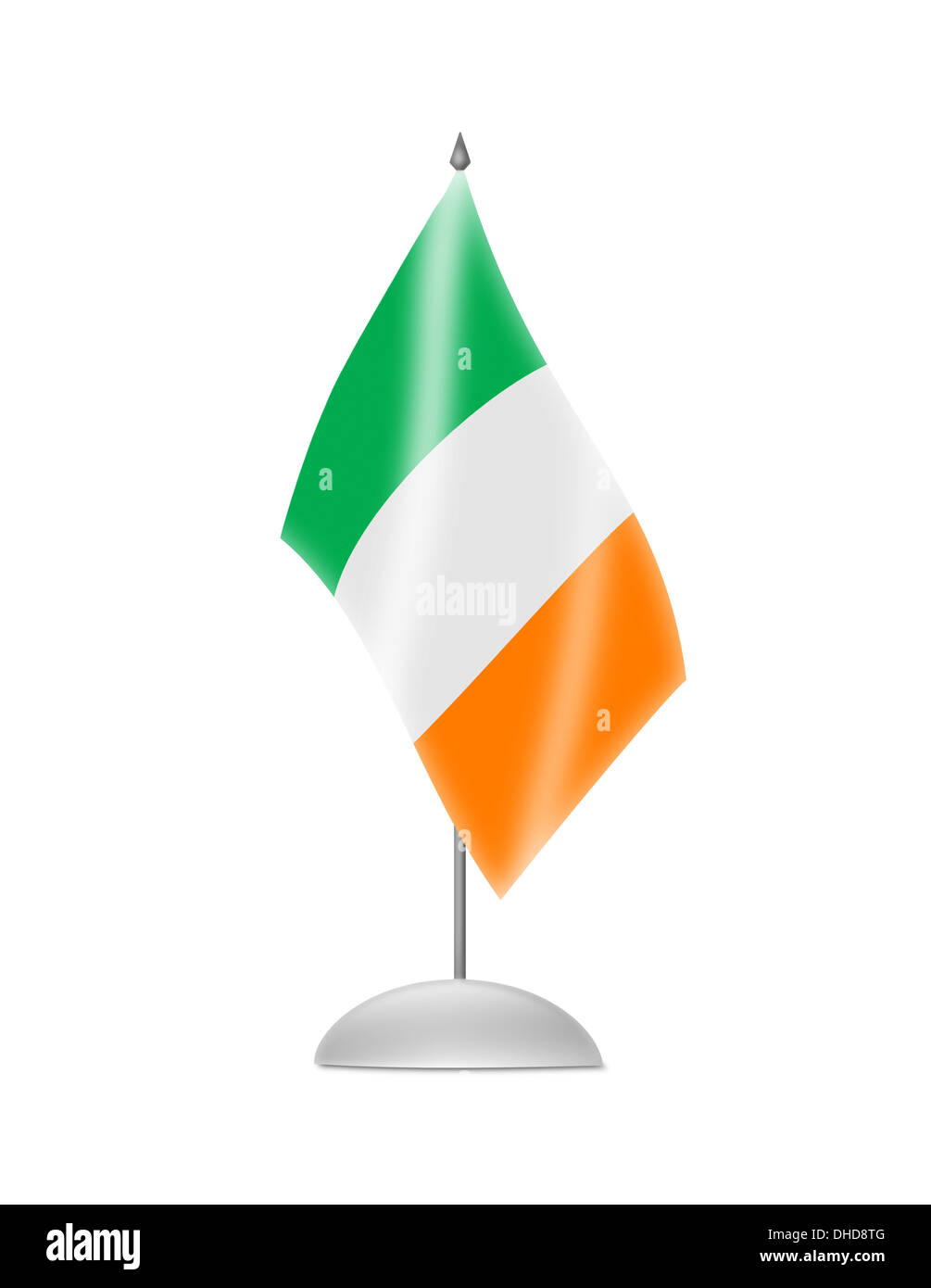 The irish flag Stock Photo - Alamy