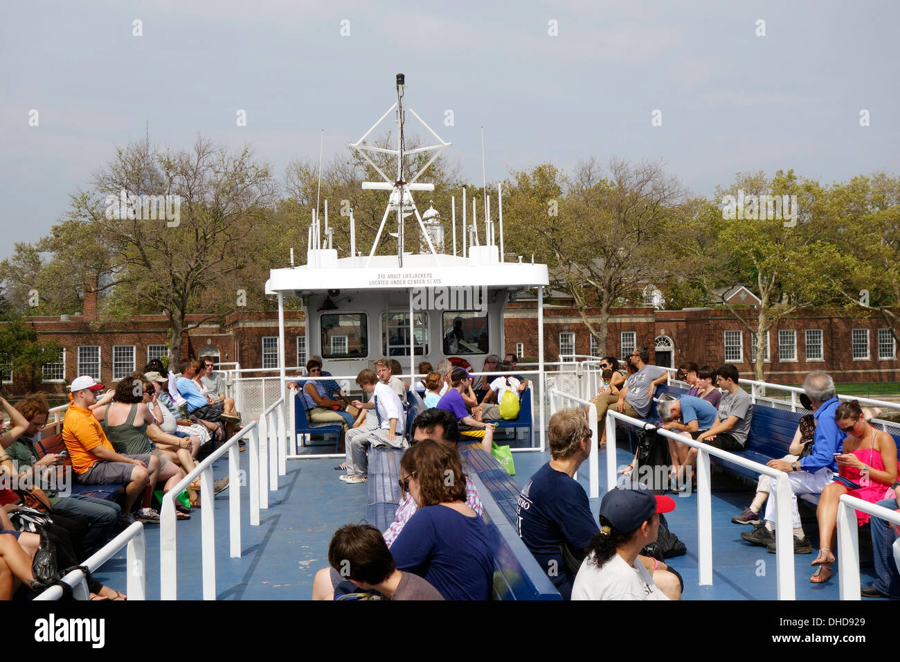 Governors Island ferry in New York City Stock Photo - Alamy