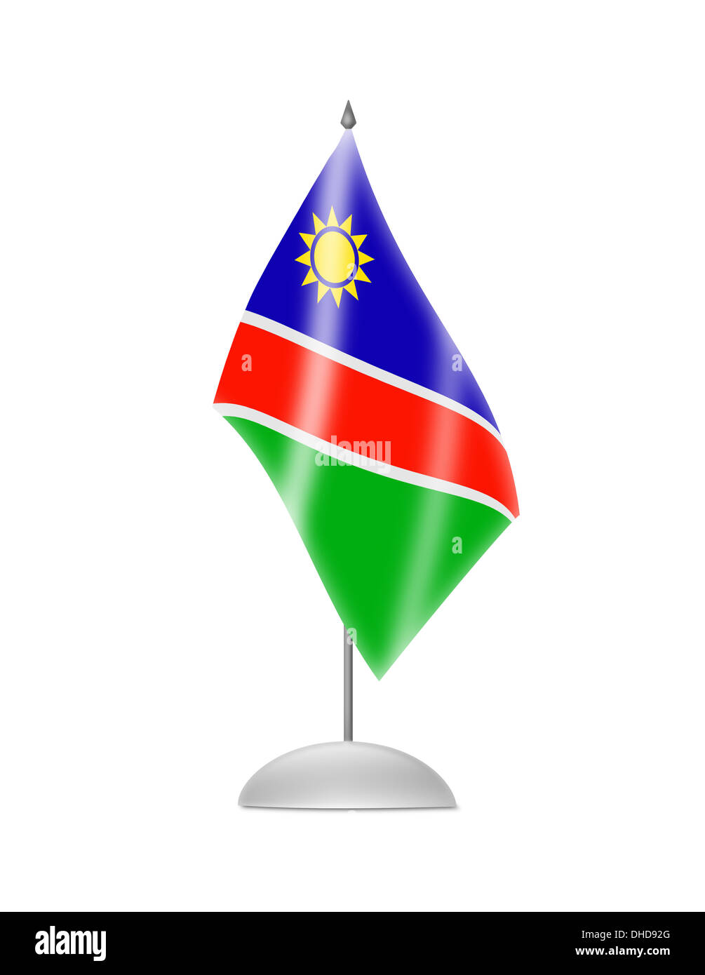 The Namibia flag Stock Photo - Alamy