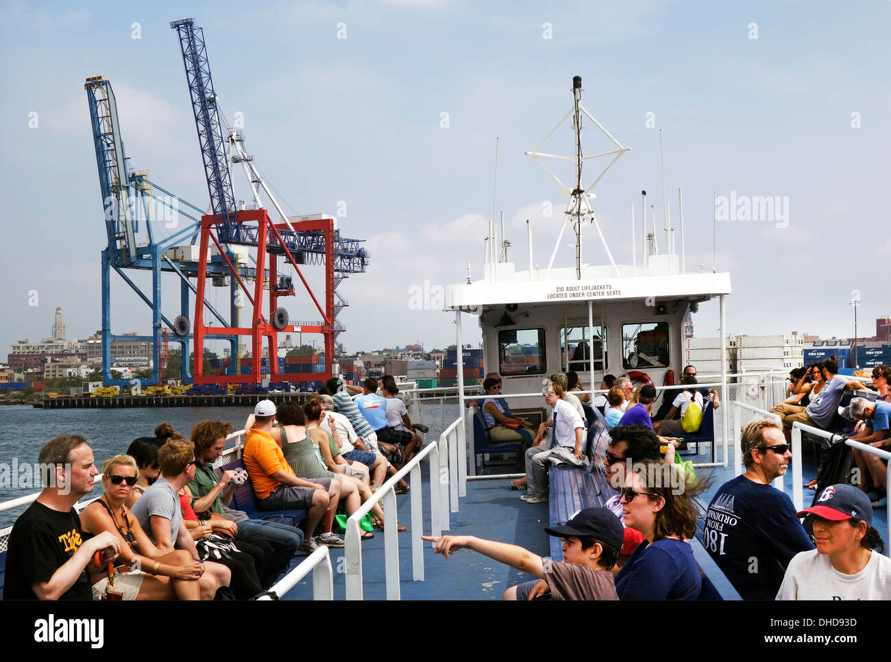 Governors Island ferry in New York City Stock Photo - Alamy