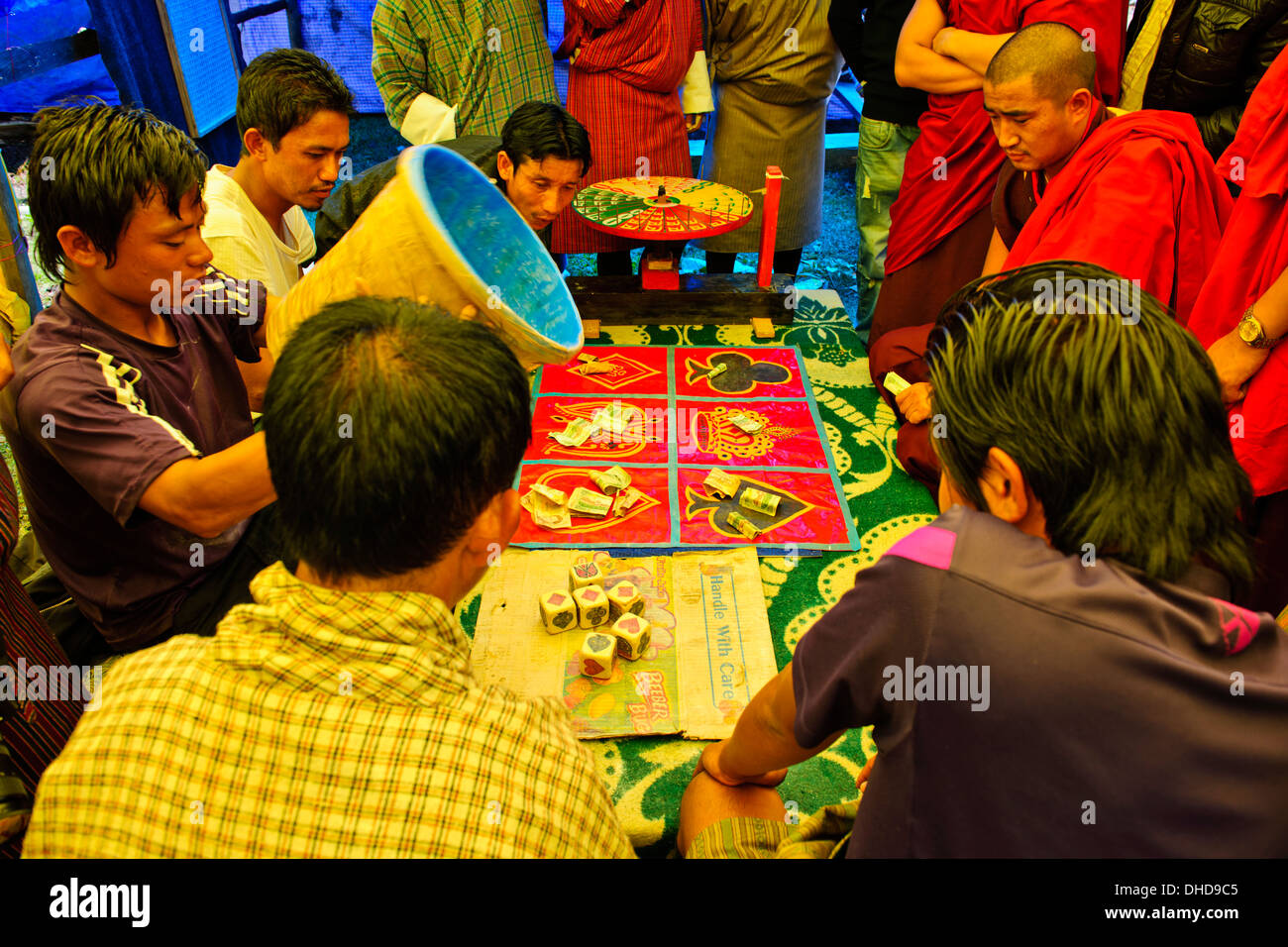 Lago Lago,Big Dice Game,Gambling,Monks,People in Traditional Festival ...